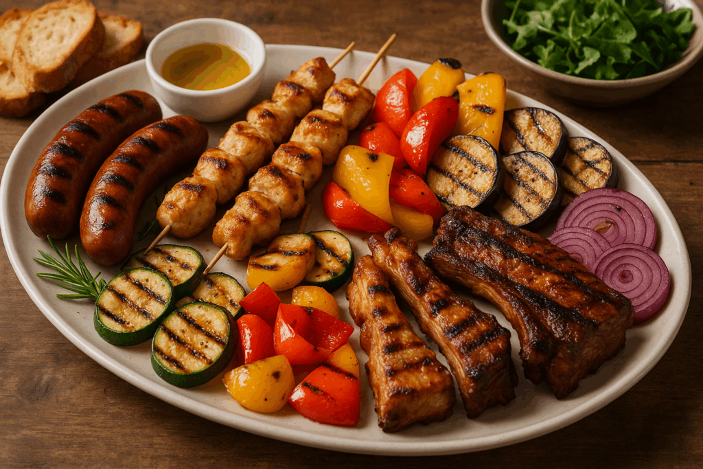 Grigliata di Ferragosto: Ricetta per carne e verdure alla brace